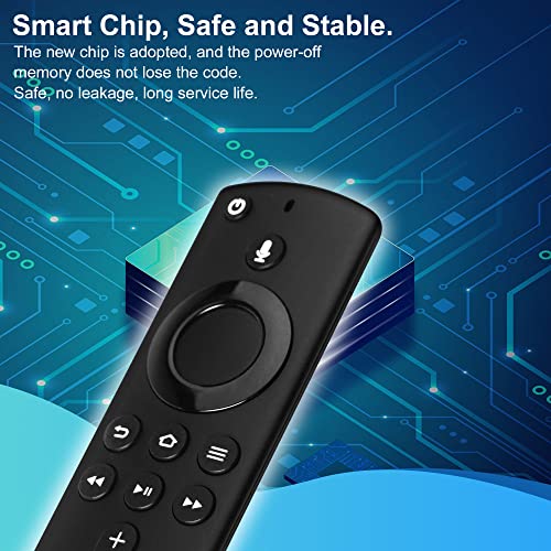 LoLaSta Replacement Voice Remote L5B83H AMZ Stick Remote Compatible with Fire AMZ Smart TVs Stick(2nd Gen/3rd Gen), Smart TV Cubes(1st Gen/2nd Gen), Smart TV Stick Lite 4K