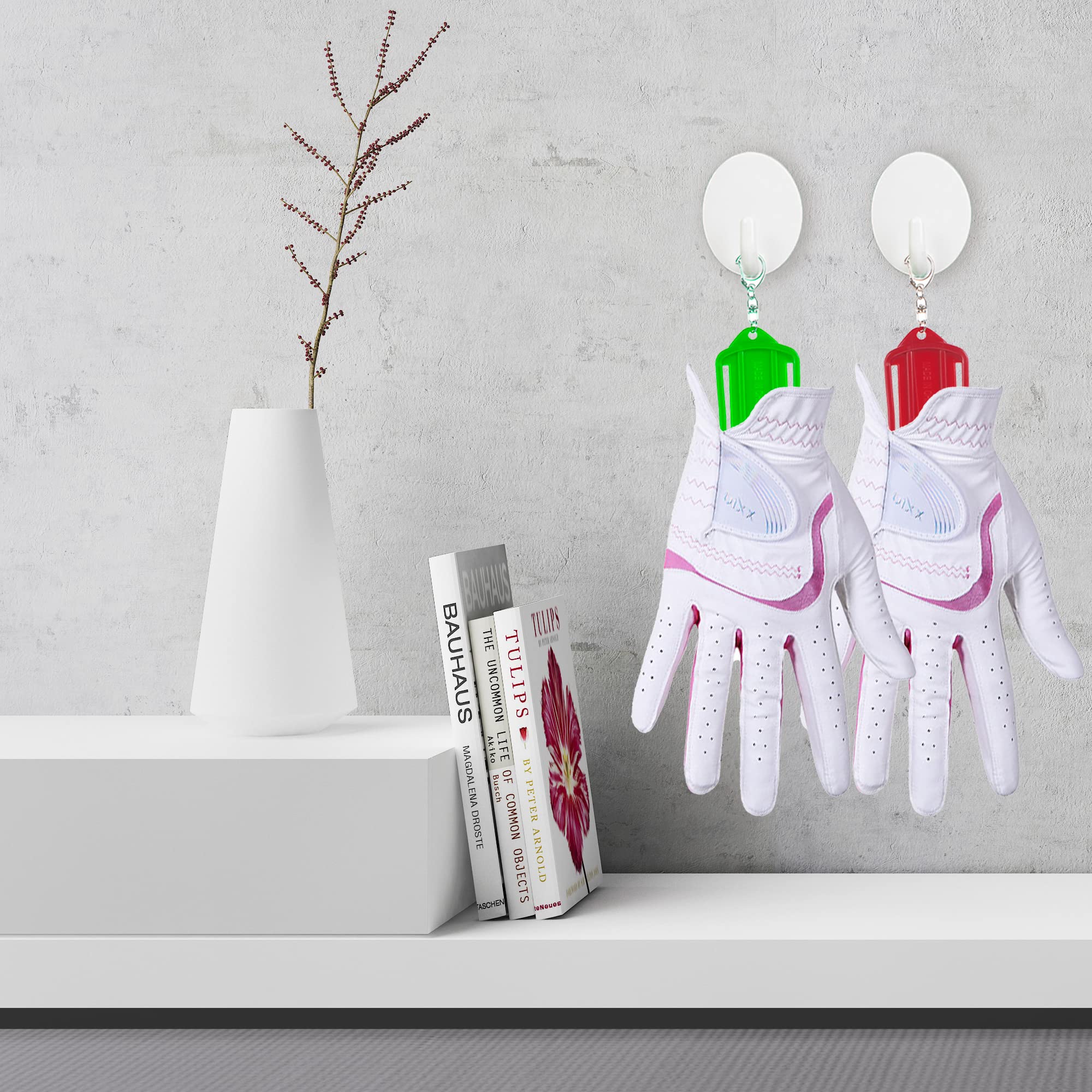 ORNOOU 4 Pack Golf Gloves Stretcher Holder Keeper Hanger Gloves Support Frame Holder Rack Dryer Shaper Tool Accessories