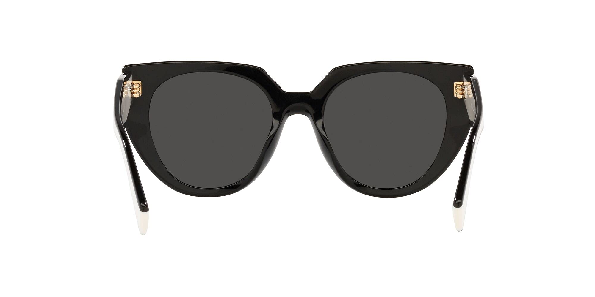 Prada PR 14WSF Women's Sunglasses Black/Talc/Dark Grey 53