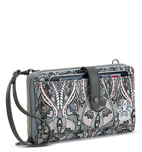 Sakroots Large Smartphone Crossbody Bag, Dove Soulful Desert