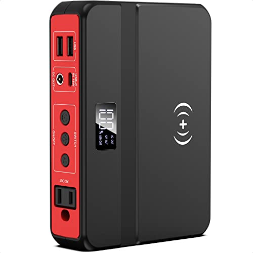 Portable Power Bank with AC Outlet, 83Wh/22500mAh 110V/85W Portable Laptop Charger Battery Bank, External Battery Pack Power Supply for Home Emergency Outage, Outdoor Camping RV Trip Adventure