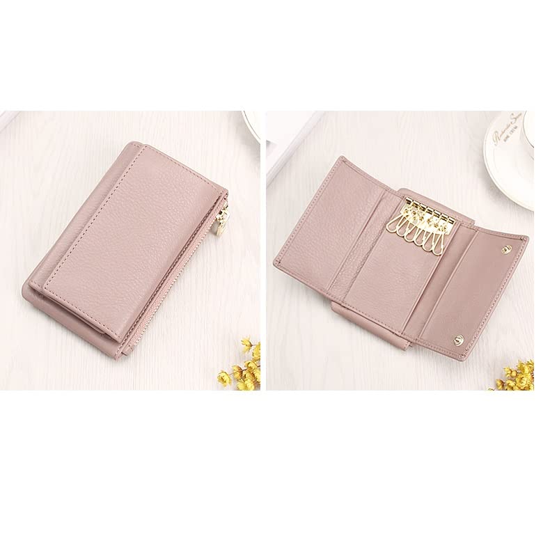 TREXD Coin Purse Women's Key Holder Multifunctional Zipper Key Card Holder Wallet All in 2 in 1
