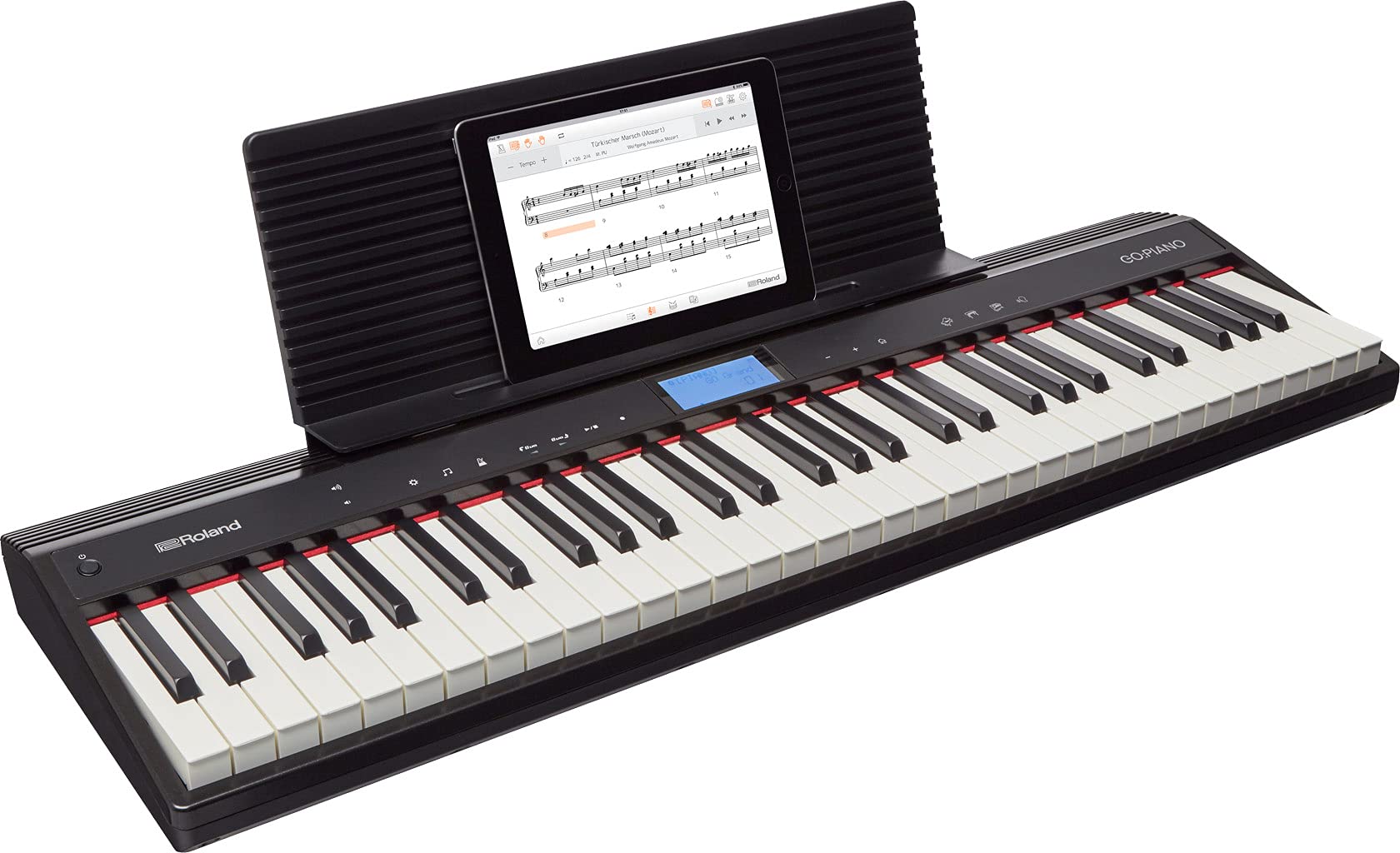 Roland GO:PIANO 61 Key Digital Piano with Roland DP-2 Pedal and Power Adapter