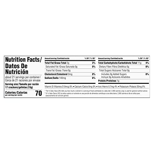 Premium Original Mini Saltine Crackers, 6 - 11 oz Boxes