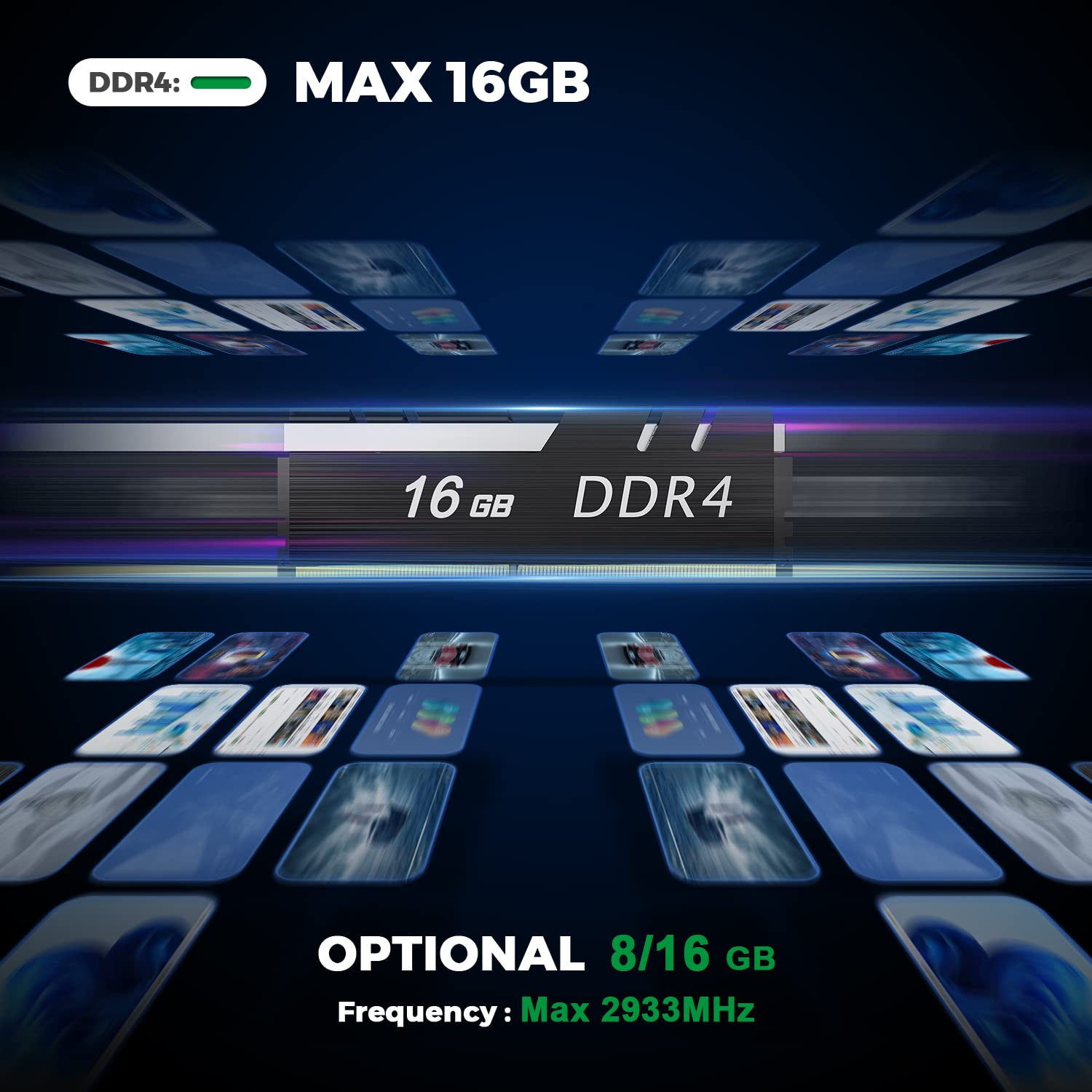 TRIGKEY Mini Computer Intel 11th Generation N5095(Up Tp 2.9GHz) 8G DDR4(Max 2933MHz) 256G M.2 SATA SSD(500MB/S) Micro Computer, Green G3 Micro PC W11 Pro, Dual 4K@Hz HDMI, WiFi 5, BT4.2,RJ45,W11