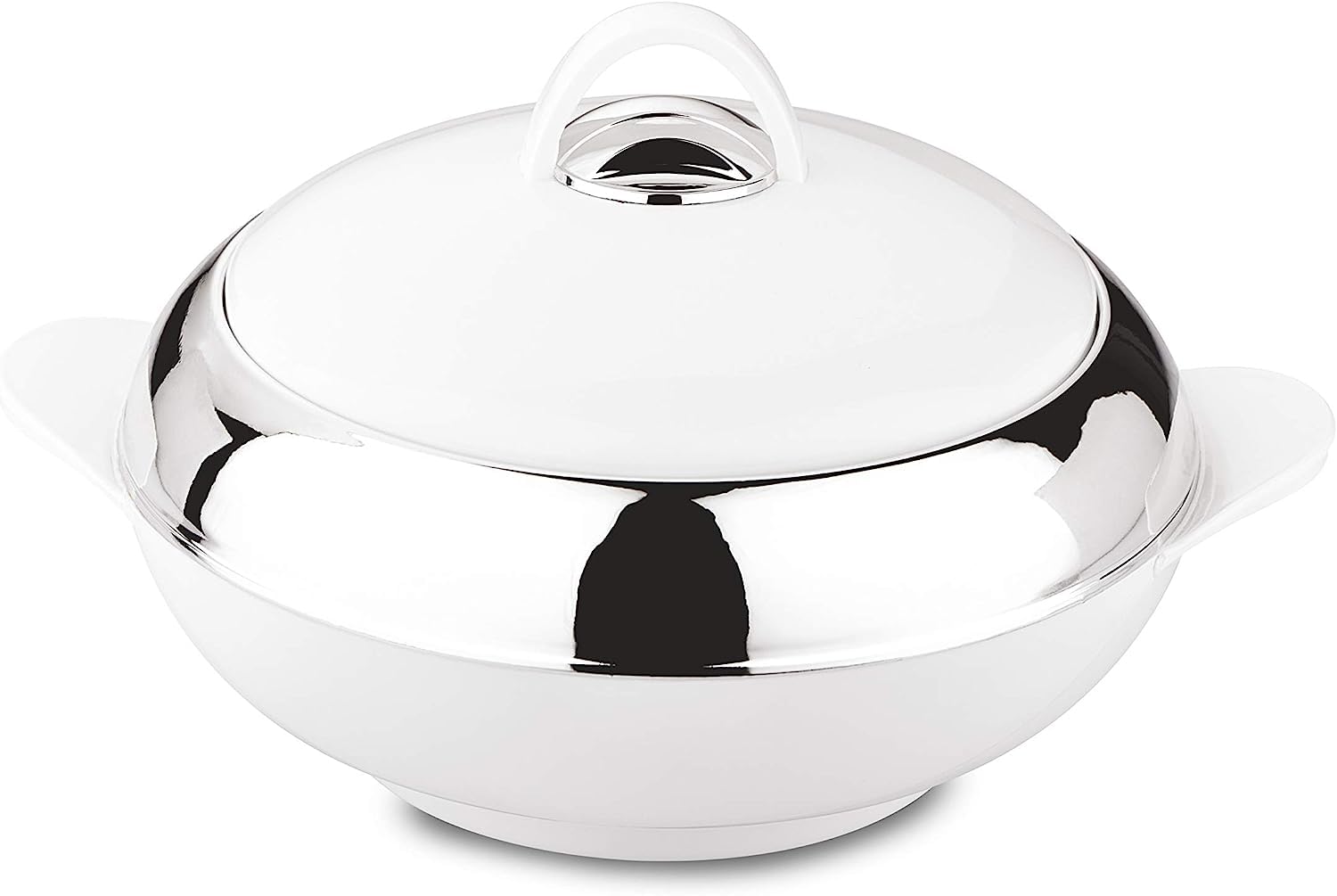 Tmvel Crescent Insulated Casserole Hot Pot - Insulated Serving Bowl With Lid - Food Warmer - 3 pcs Set 2.5 L / 3.5 L / 5 L