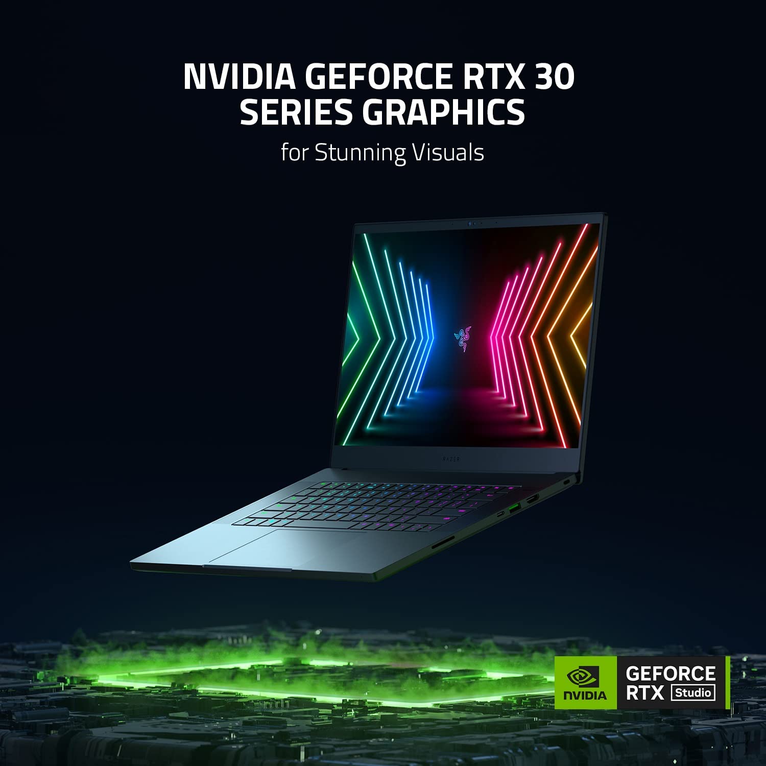 Razer Blade 15 Gaming Laptop: NVIDIA GeForce RTX 3070-11th Gen Intel 8-Core i7 CPU - 15.6” QHD 165Hz - 16GB RAM - 1TB SSD - CNC Aluminum - Chroma RGB - THX Spatial Audio - Thunderbolt 3