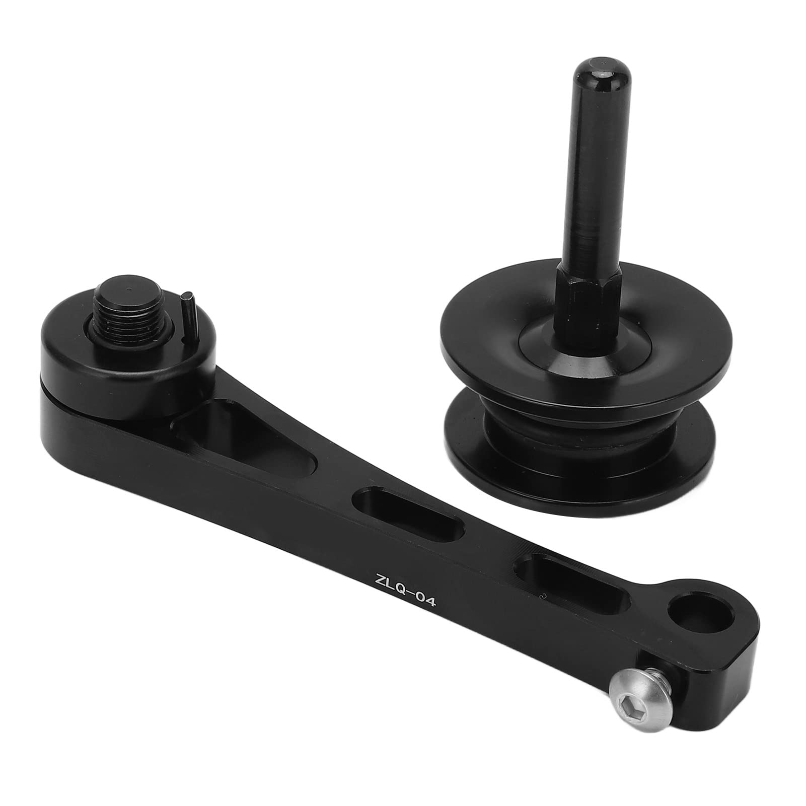 OUKENS Chain Stabilizer Kit, Aluminum Alloy Mountain Bike Anti Drop Chain Tensioner Durable Zipper Chain Stabilizer Single Speed Chain Bicycles Spare Parts