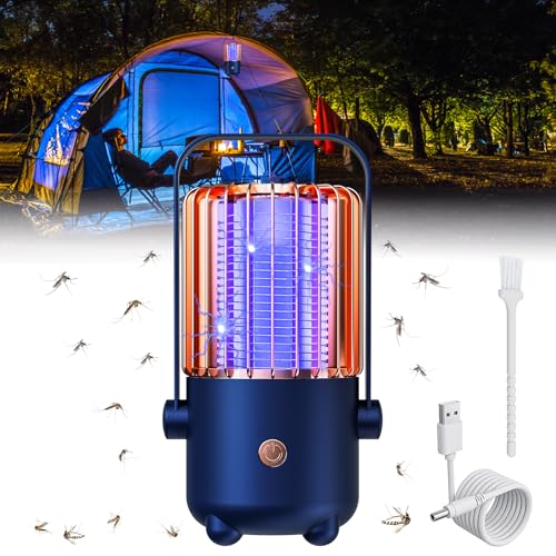 Stingmon Bug Zapper Outdoor Indoor, Electric Rechargeable Mosquito Zapper Fly Zapper, IPX4 Waterproof Insect Fly Trap, Mosquito Killer Lamp for Home, Backyard, Patio, Camping