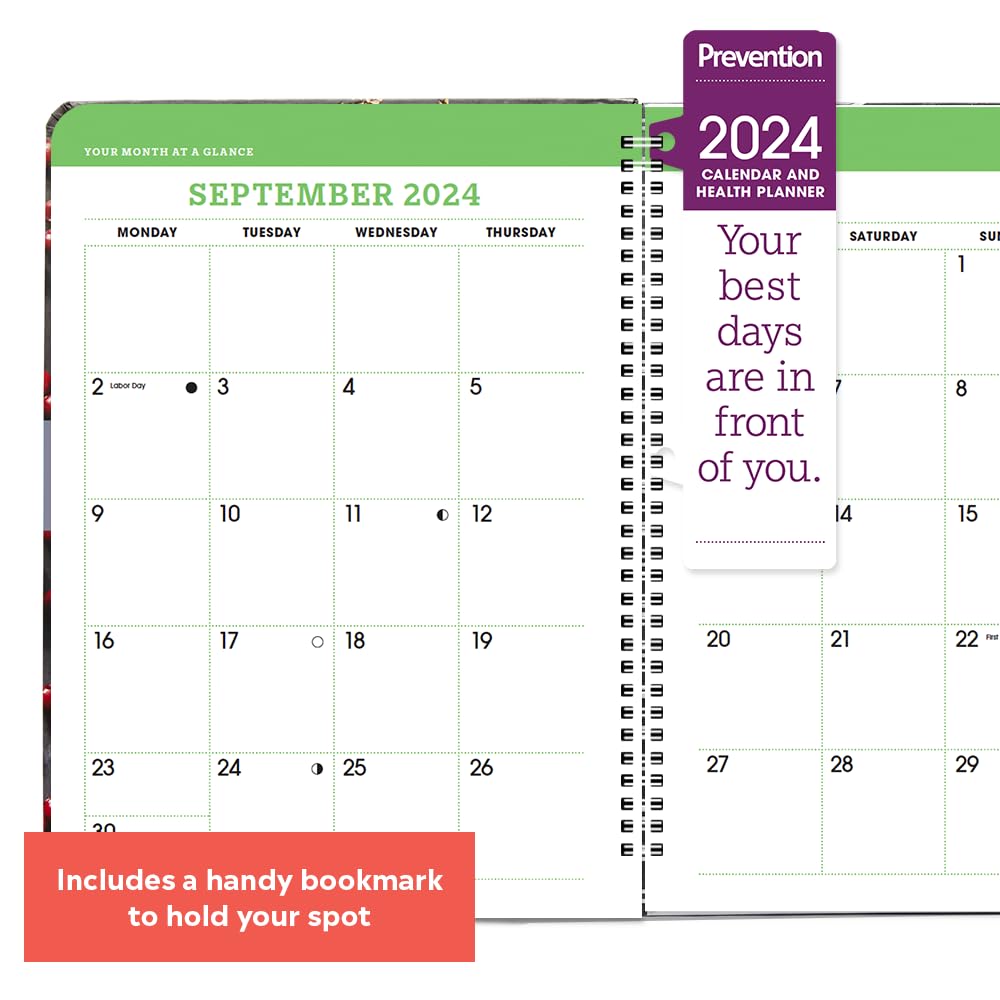 Prevention 2024 Calendar & Health Planner; Get 365 days of inspiration to simplify and celebrate your life and stay organized
