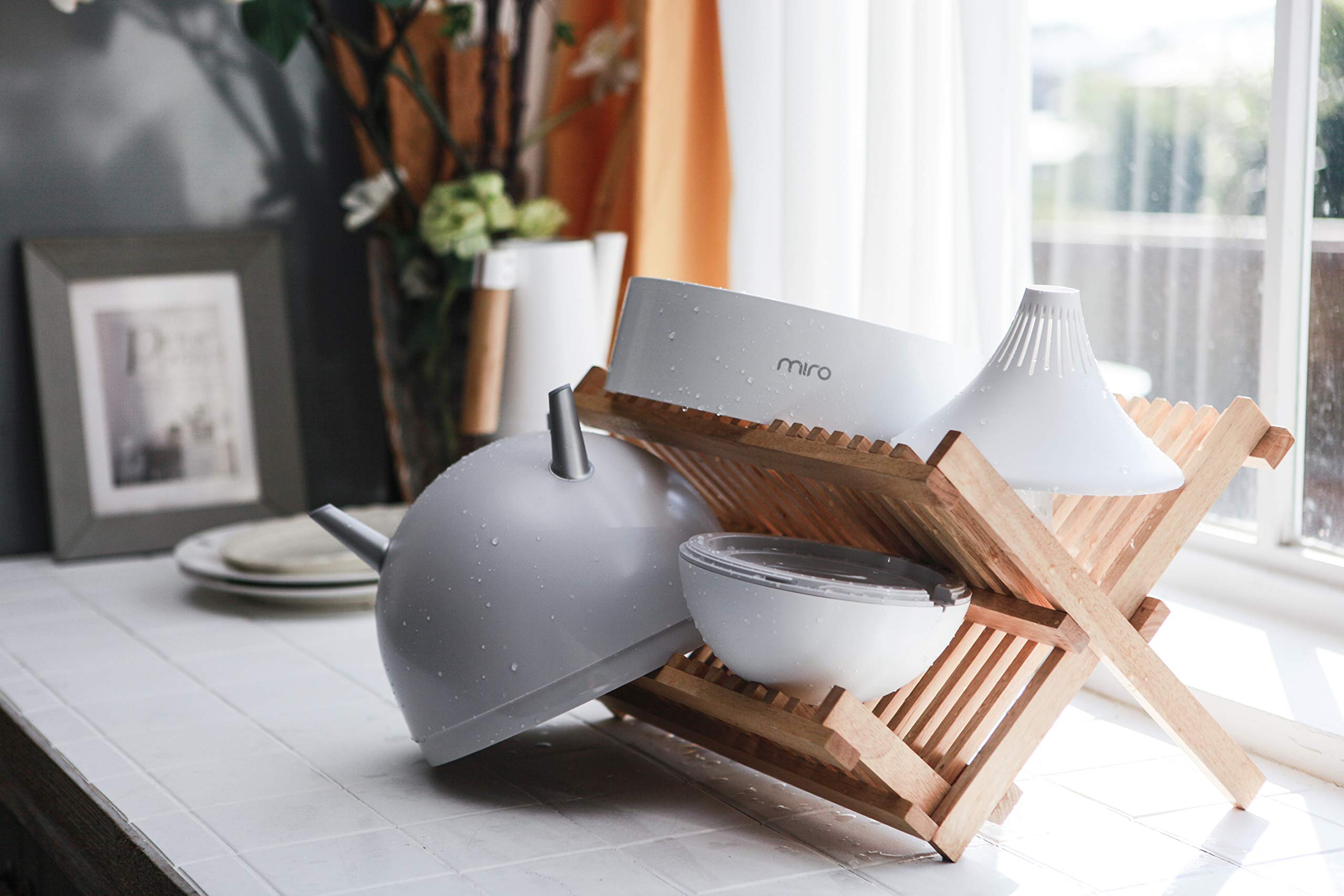 Miro NR07S Humidifier - Completely Washable Modular Humidifier, Easy to Clean, Easy to Use, Large Room - Cool Mist, Sanitary, Top-Fill Ultrasonic Humidifier with Whisper Quiet and Powerful Output