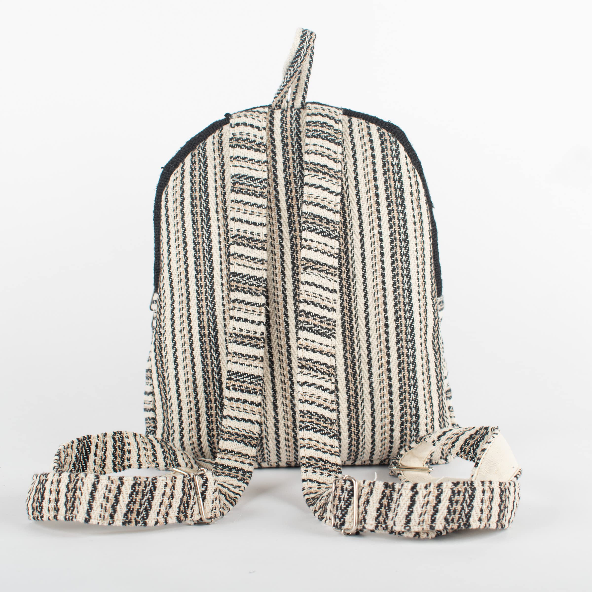 Reefelt Hemp & Gheri Mini Backpack (Charcoal)