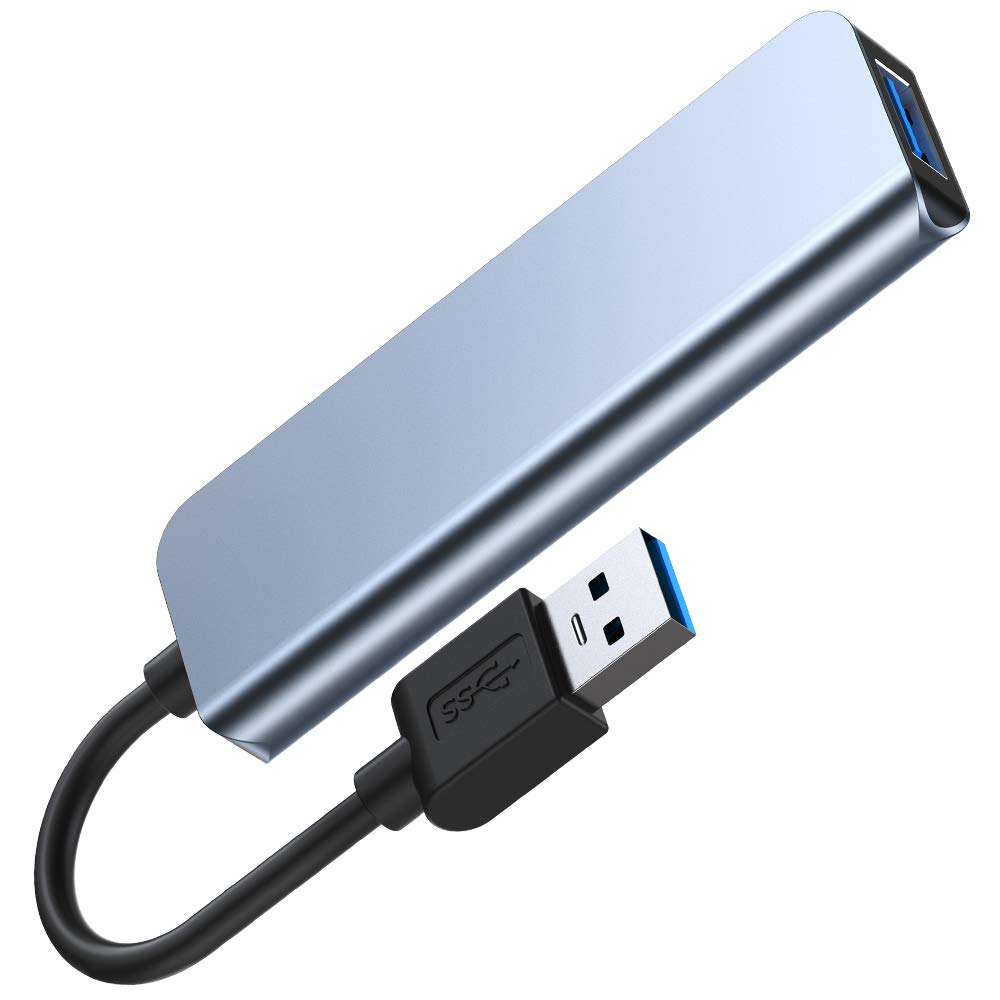 USB 3.0 Hub Adapter, 4 in 1 Multiport USB Hub for Macbook Air/Pro and Other USB Devices