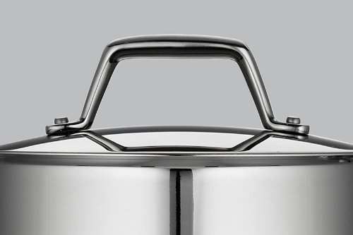 Tramontina Covered Sauce Pot Stainless Steel Tri-Ply Base 6 Quart, 80101/016DS