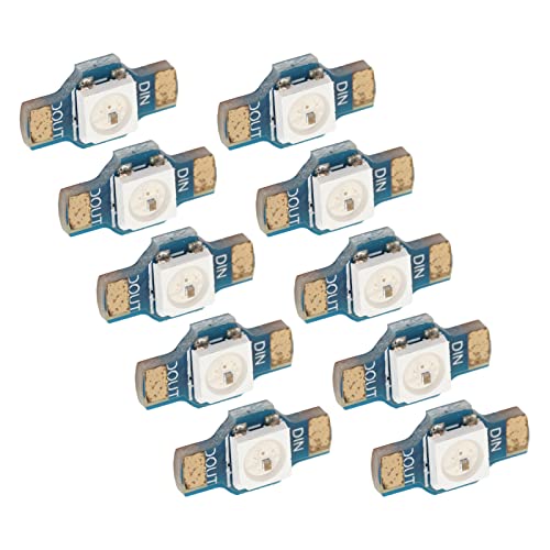 WS2812 LED Module, WS2812 RGB LED Module Simple Circuitry 10Pcs High Brightness for Replacement