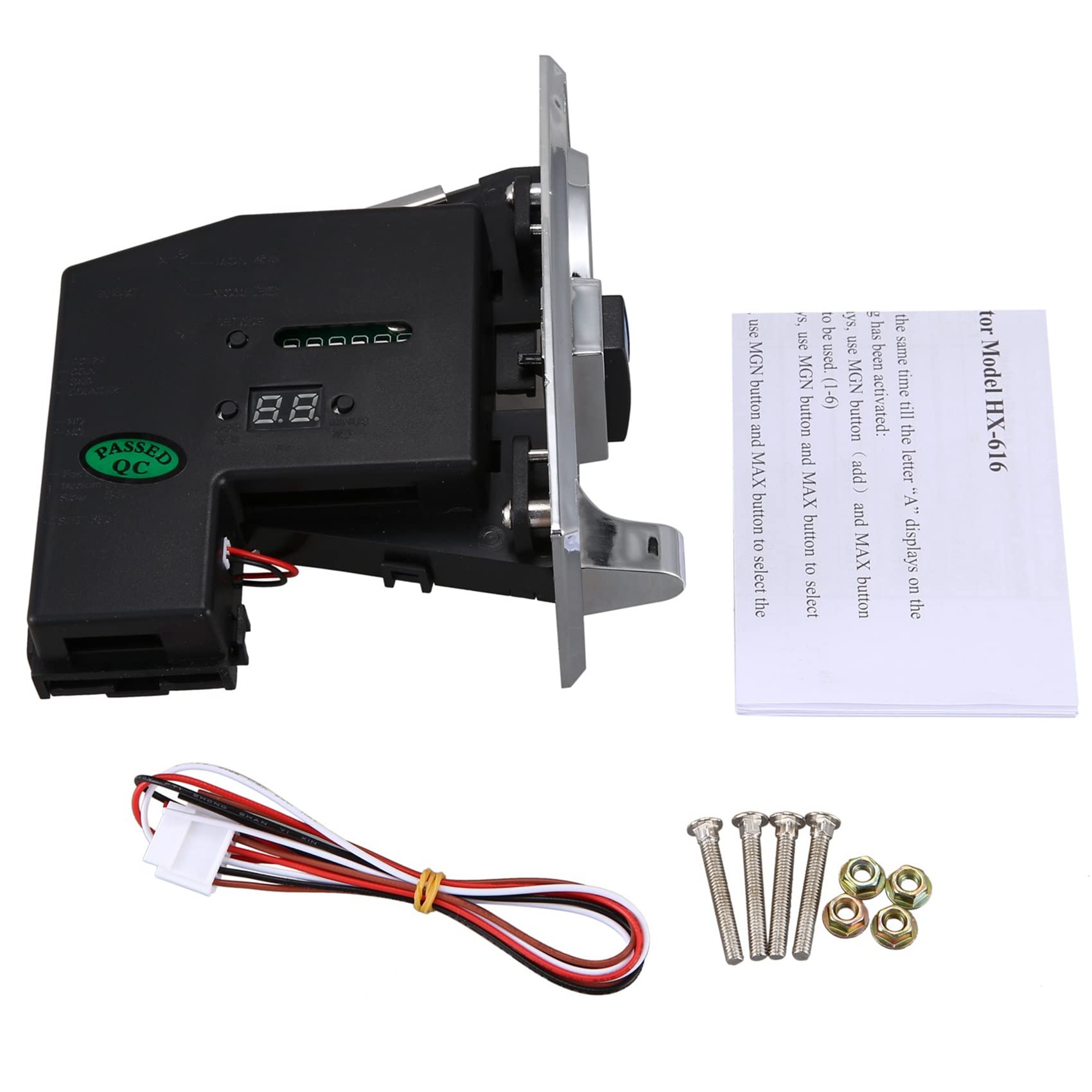 Trjgtas 10X Multi Coin Acceptor Selector for Mechanism Vending Machine Mech Game