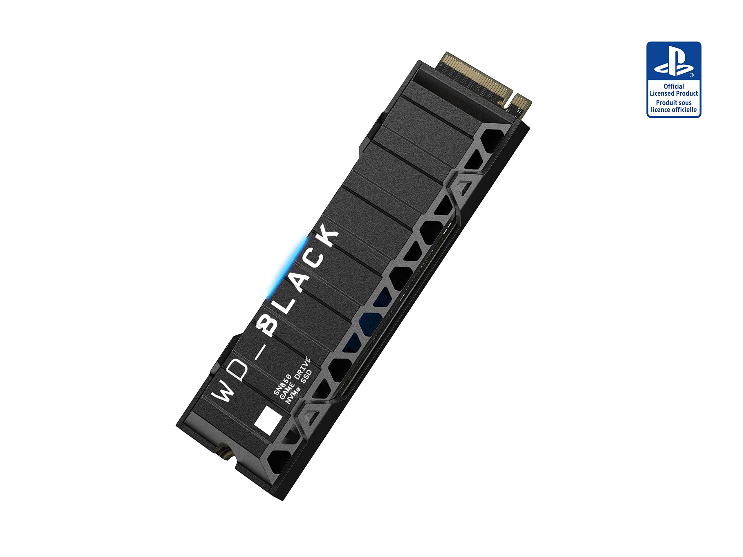WD_BLACK 2TB SN850 NVMe SSD for PS5 Consoles Solid State Drive with Heatsink - Gen4 PCIe, M.2 2280, Up to 7,000 MB/s - WDBBKW0020BBK-WRSN & Playstation Media Remote