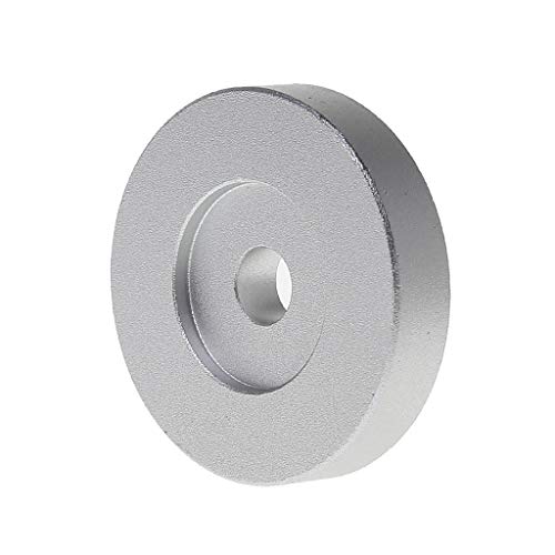luosh Record Turntable Adapter 45 RPM Aluminum Silver for 7" Vinyl Technics SL1200 Series