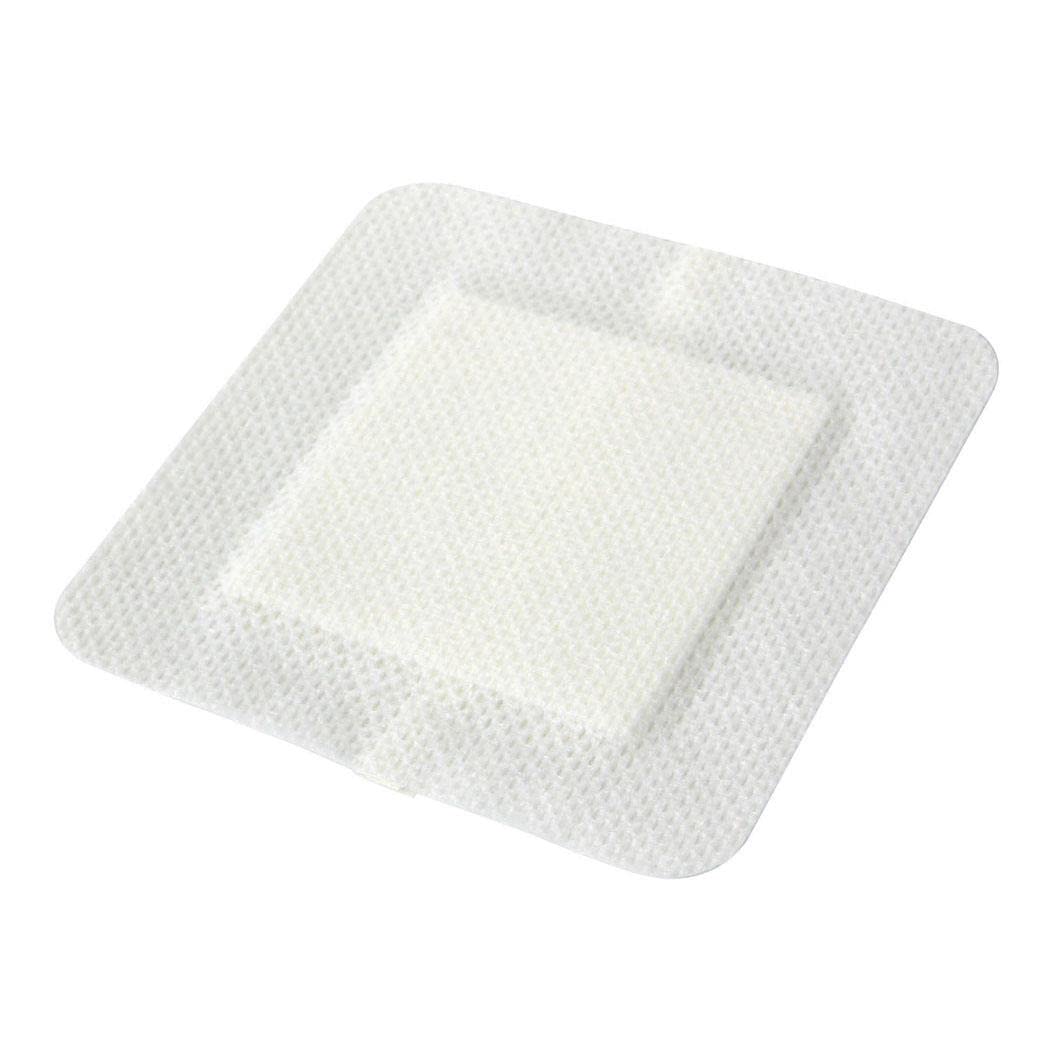 Medline Bordered Gauze, 6" x 6" Adhesive Island Wound Dressing, Sterile, 15 Count