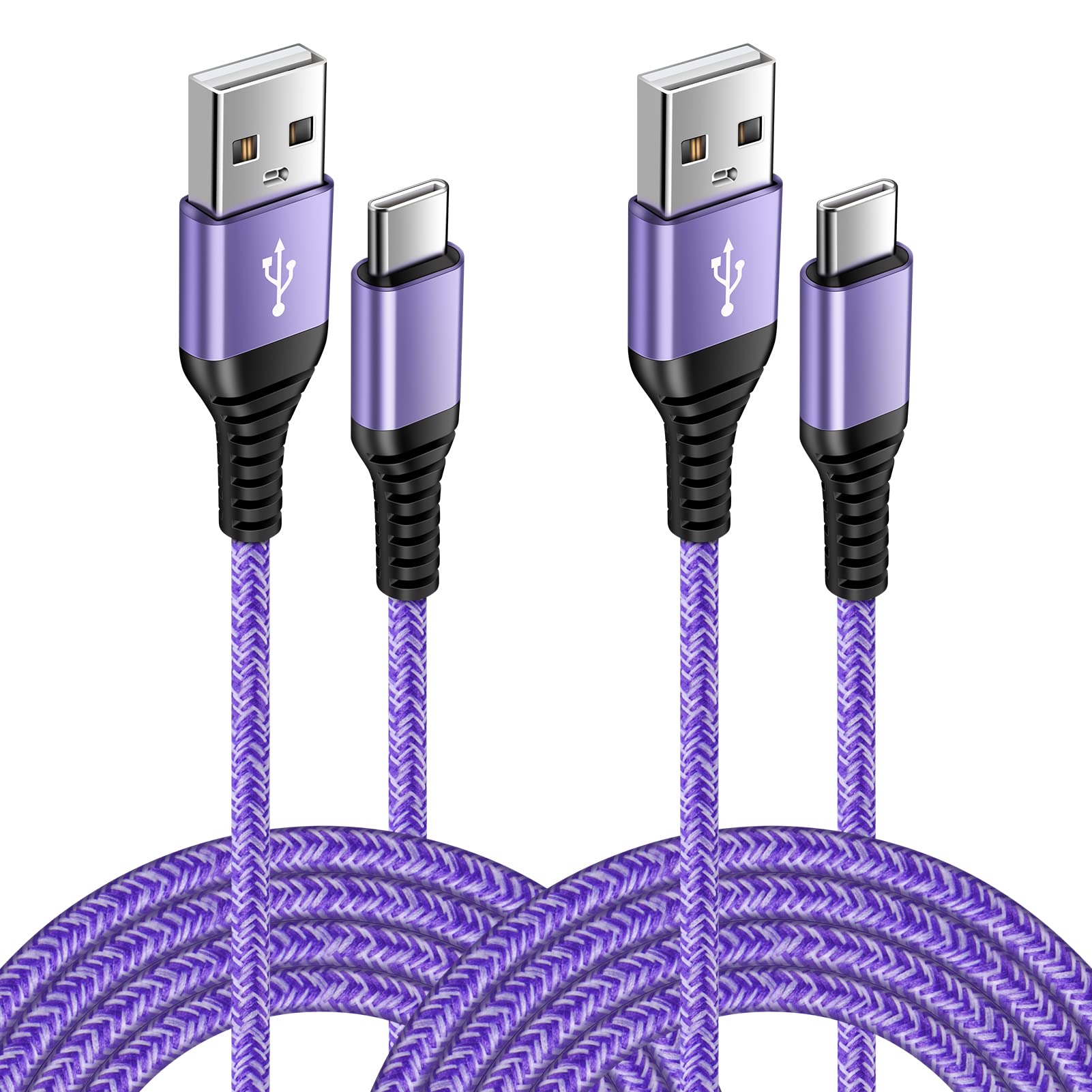 USB C Cable [2-Pack, 3FT] USB A to USB C Charger Cable Fast Charging Cord Type C Compatible with Samsung Galaxy S24 Ultra FE S23 FE S23 S22 A16 A15 5G A06 A35 A55,Google Pixel 9 Pro XL Fold 8a 8 Pro 7