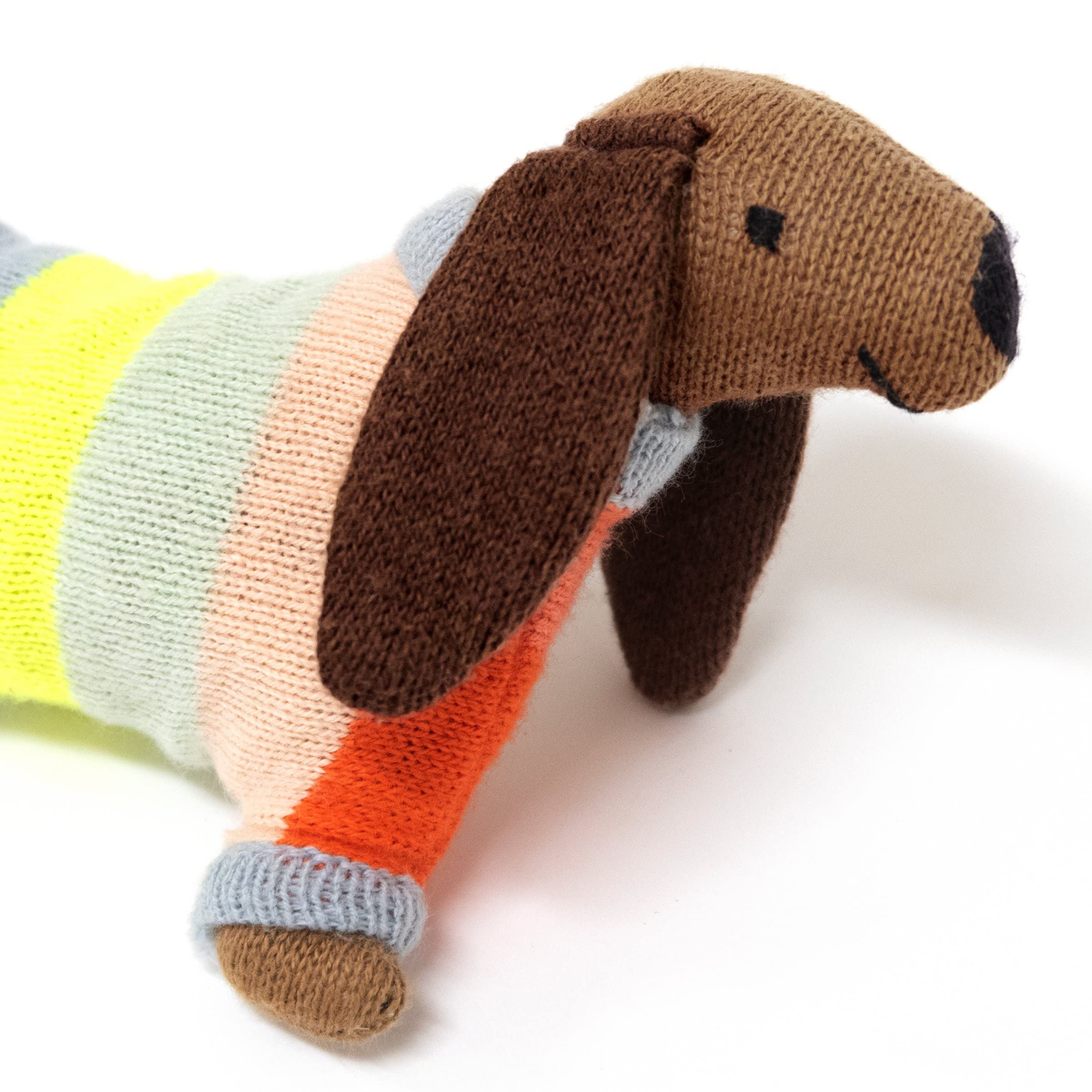 Meri Meri Sausage Dog Baby Rattle (Pack of 1)