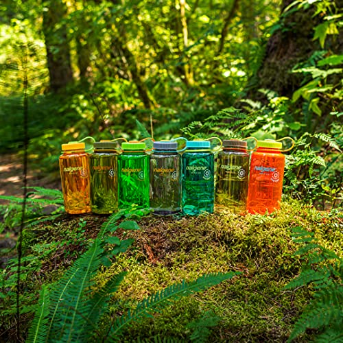Nalgene Sustain Tritan BPA-Free Water Bottle Made with Material Derived from 50% Plastic Waste, 32 OZ, Wide Mouth,Olive