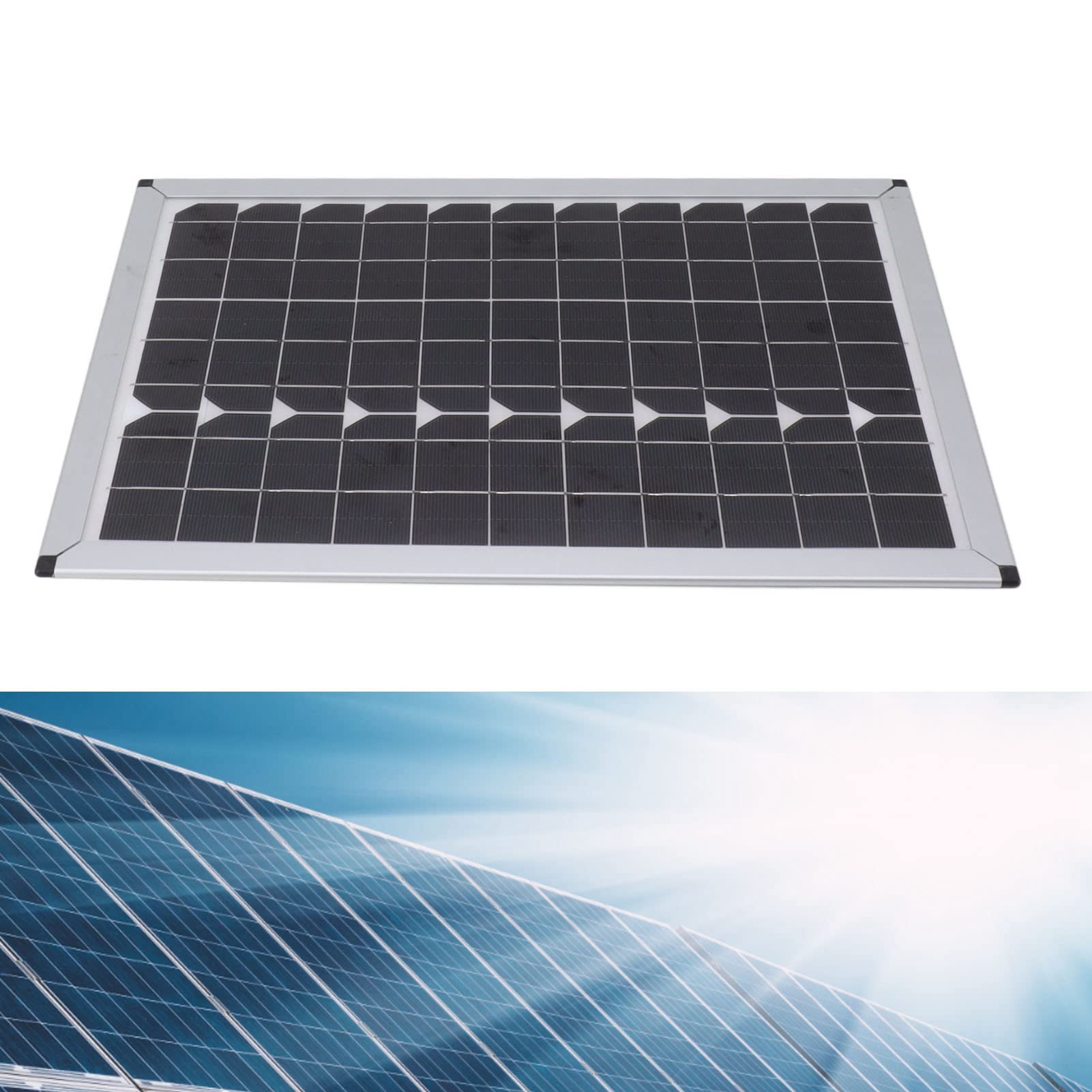 Monocrystalline Solar Panel to Charge, Solar Panel, 100W 18V Monocrystalline Silicon, 15.7in Long 10.8in Wide, Solar Panel Charger, Portable Solar Panel Charg
