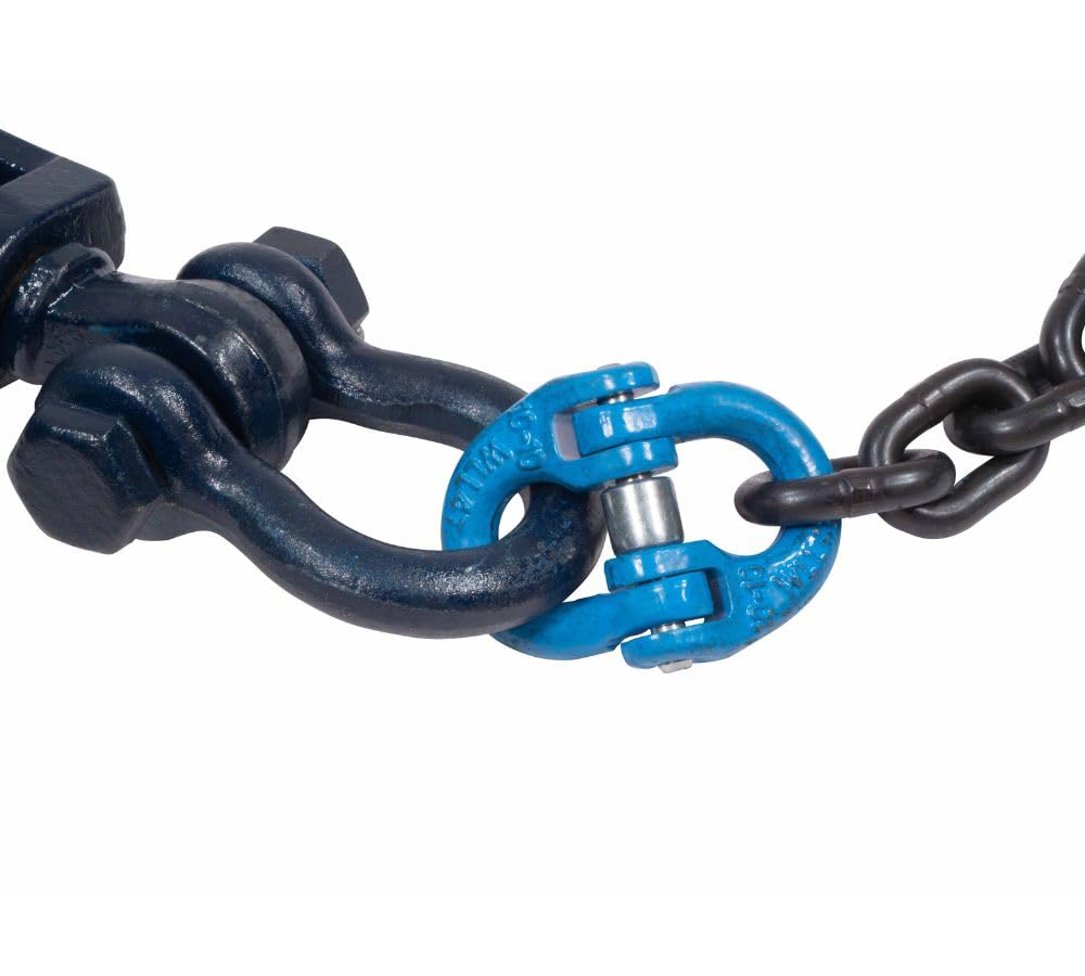 Mytee Products 4 Ton 4.5" Snatch Block w/Swivel Shackle and 30" Chain (3/8 G100) Flatbed Tow Truck Rollback Wrecker Car Carrier Cable