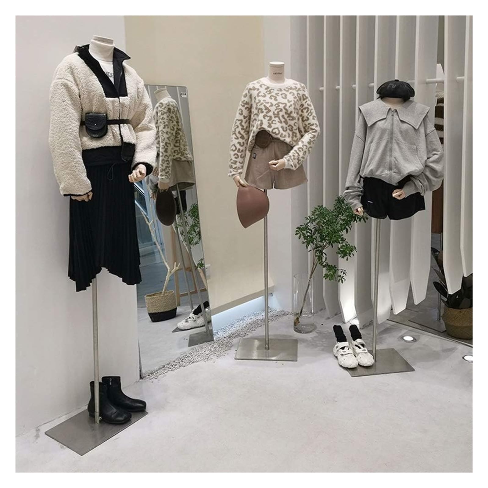 Mannequin Tailors Dummy Dress Form Torso Torso Female Tailors Dummy Dressmakers Dummies Fashion Students Display Bust Adjustable for Apparel Jewelry Display Stand