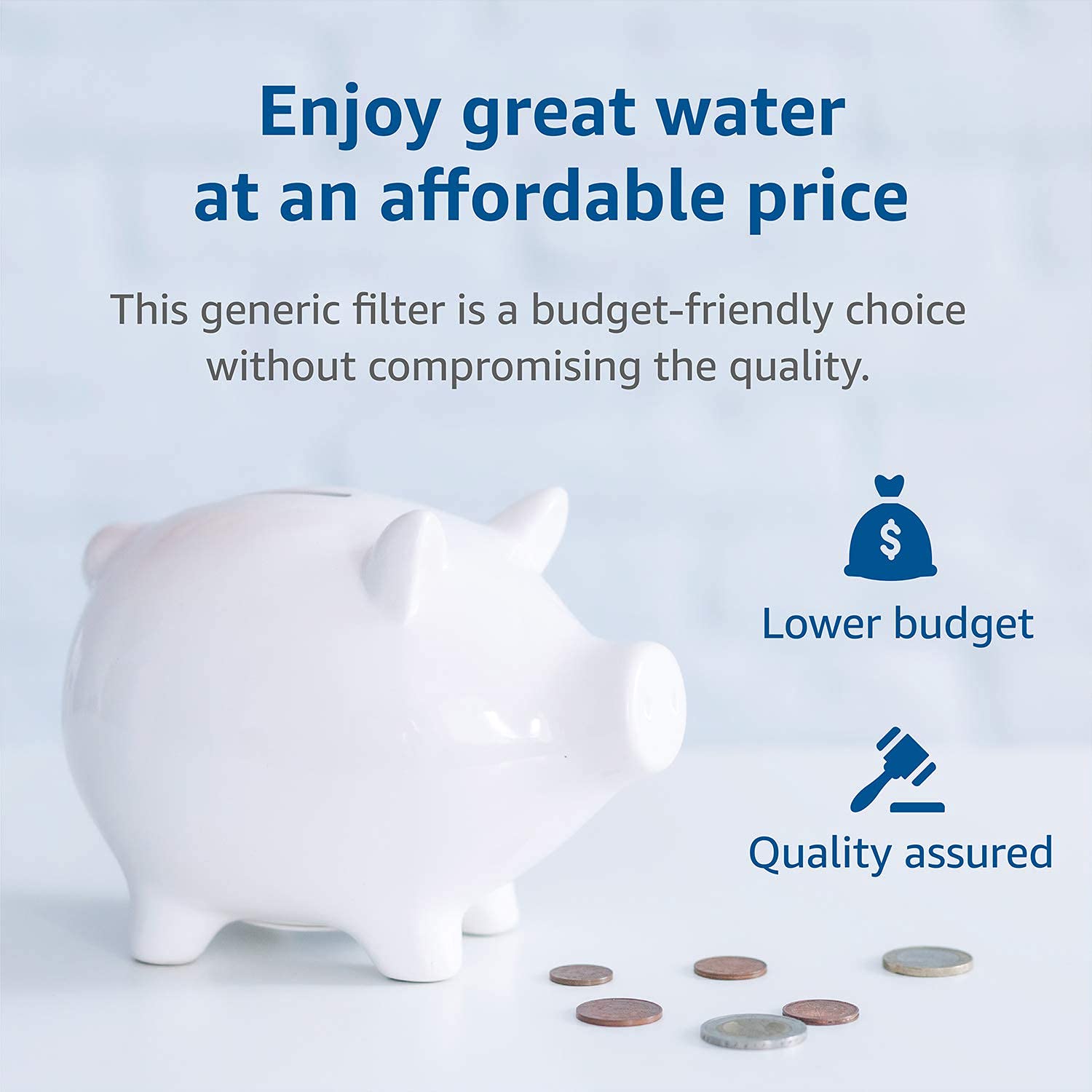 Waterdrop 3US-AF01 Undersink Water Filter, Replacement for FiltreteĀ® 3US-AF01, 3US-AS01, Aqua-Pure AP Easy C-CS-FF, WHCF-SRC, WHCF-SUFC, WHCF-SUF, NSF/ANSI 42 Certified, Pack of 1