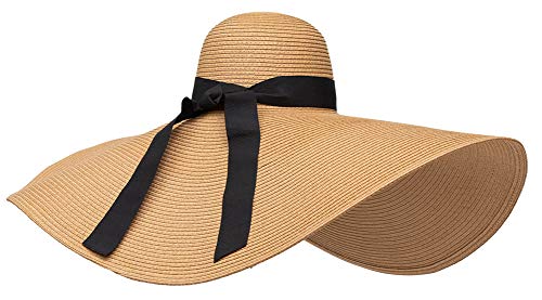Sun Hat for Women, Women's Wide Brim Sun Hat Summer Beach Sun Hat UV Sun Protection Packable Reversible Bucket Hat