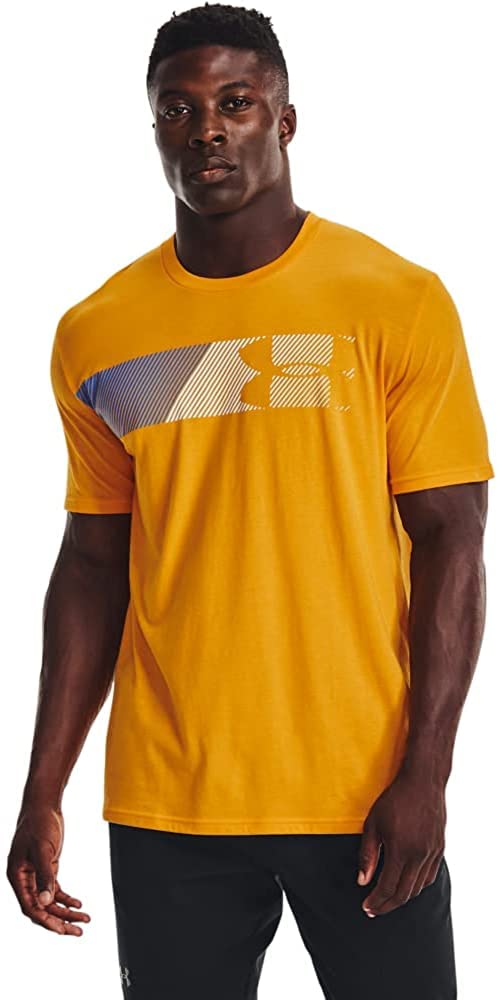 Under Armour - Mens Fast Left Chest 2.0 T-Shirt, Color Cruise Gold (588), Size: Large x Tall