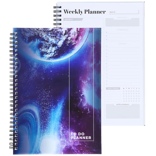 Planner, Universe, 180 Pages, 7x10 inch, Daily Planner, Small Daily Planner, Daily Planber, Weekly Plans, Planners, 2023 Planner Daily Weekly and Monthly, Weekly Plan, 2023 Planner
