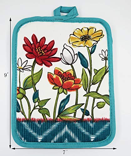 Potholders for Kitchens-Hot Pads-Hot Pads for Kitchen Counter Set-9x 7 inch