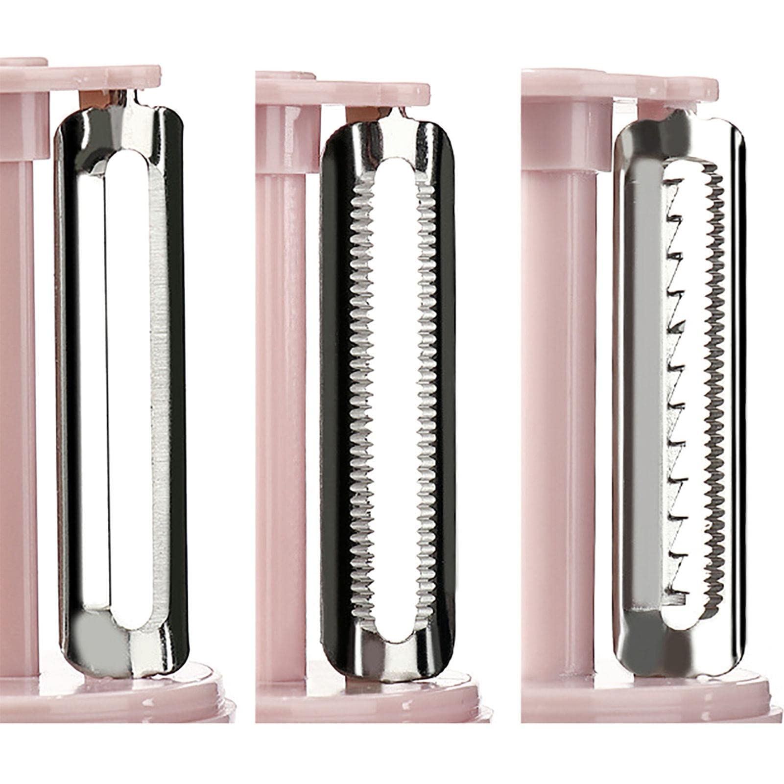 LYXIANG Multifunctional Three-in-One Peeler with Cover, Household Fruit Potato Peeler, Ginger Garlic Grinder, Melon Peel Grater 2 pcs,C