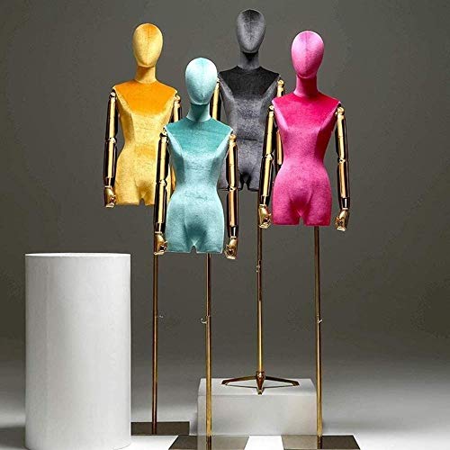 Mannequin, Seamstress Dressmaker Dummy Fashion Models Show Students Bust Clothing Store Props (Purple)