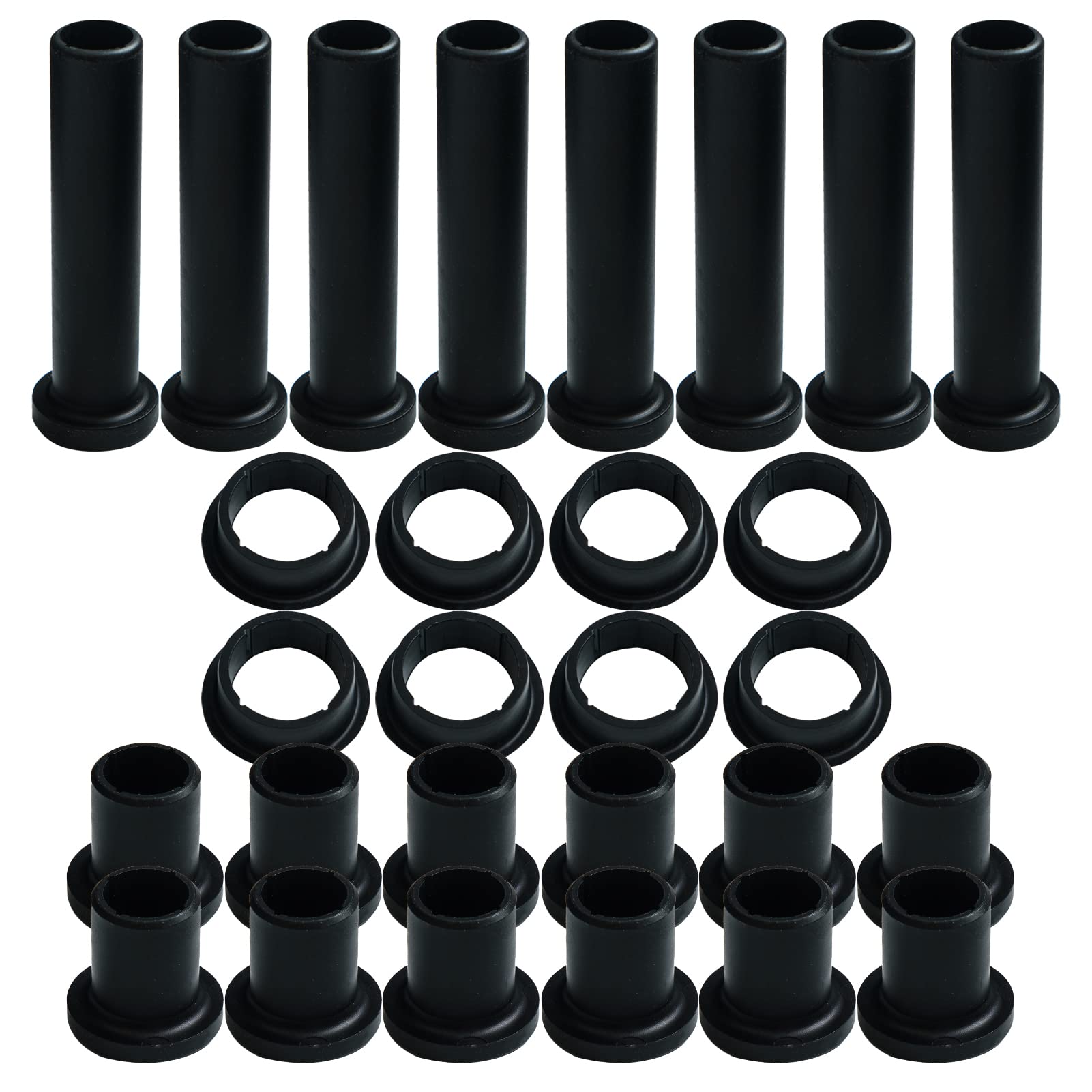 Rear Suspension Bushing Kit Replacment for Polaris Sportsman 335 400 450 500 570 800, Replaces A-Arm Long Bushing 5436973 A-Arm Short Bushing 5438902 Lower Control Bushing 5439270