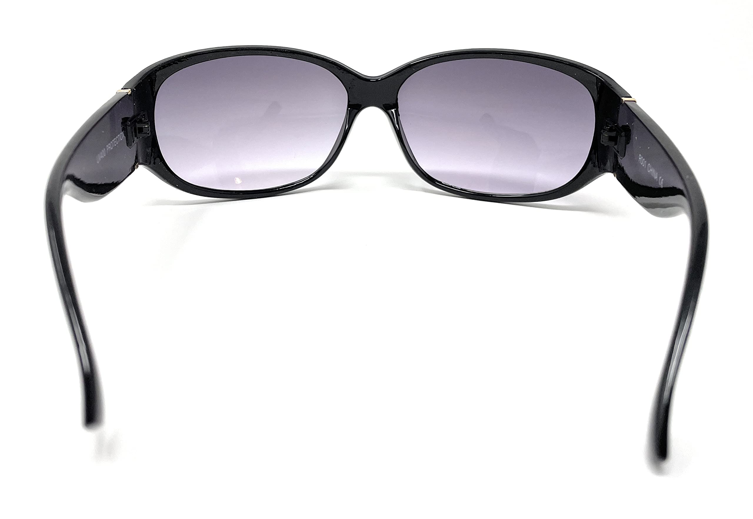 My Shades - Women's Sunglasses Designer Inspired Fashion Rhinestone Style Embellishments Wrap Around (Black, Gradient Smoke)