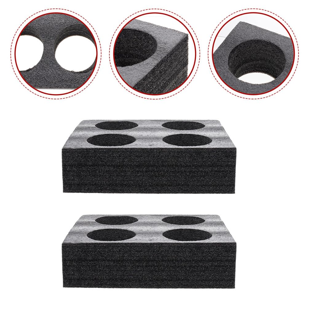 Mobestech 2 Pcs Cup Holder Tray Cupholder Tray Foam Cup Holder Beverage Cup Holder Coffee Mug Holder Stand Disposable Trays Takeout Packing Tray Drink Holder Drinks Tray Cup Carrier