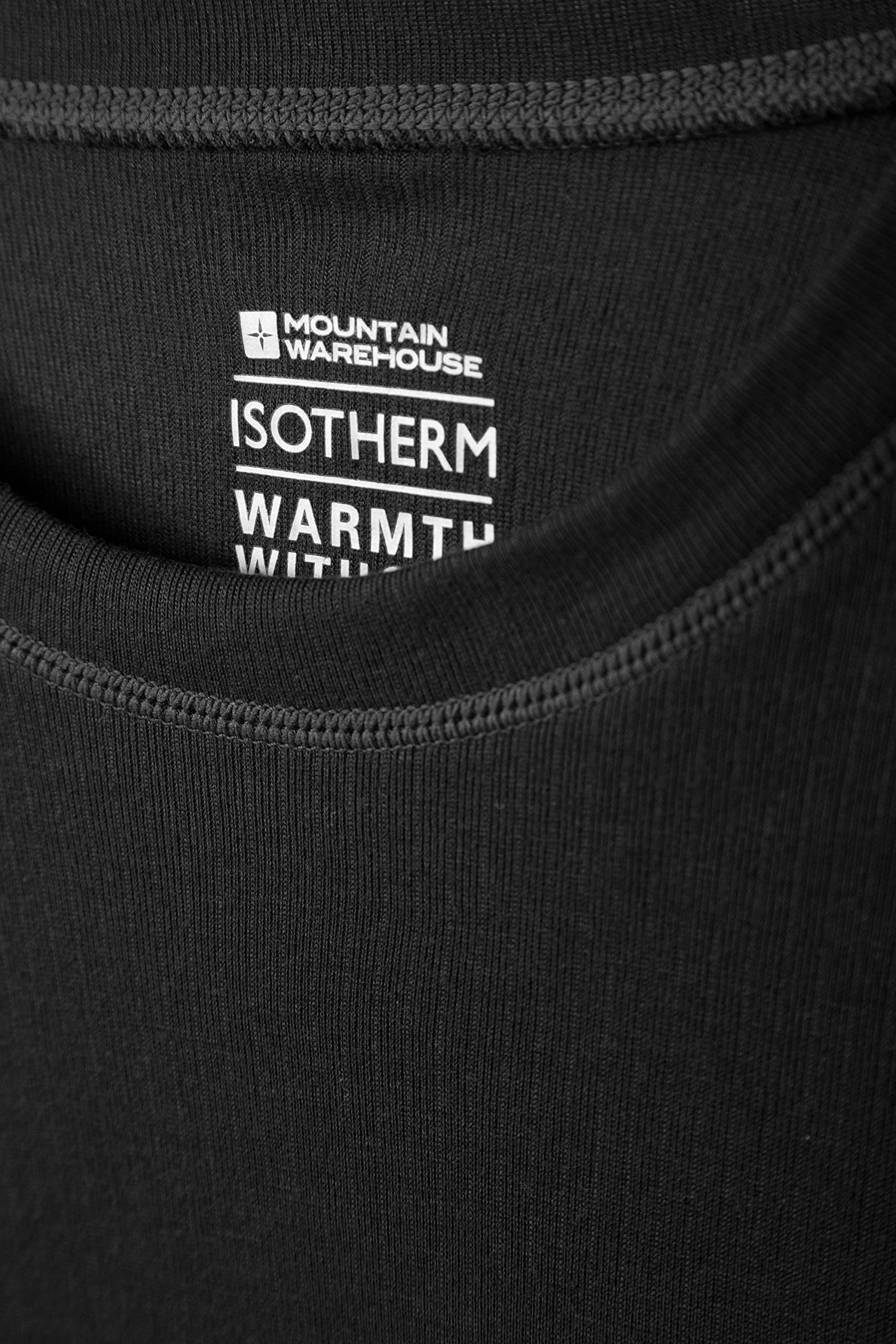 Mountain Warehouse Merino Womens Top - Ladies Thermal Baselayer Black 8