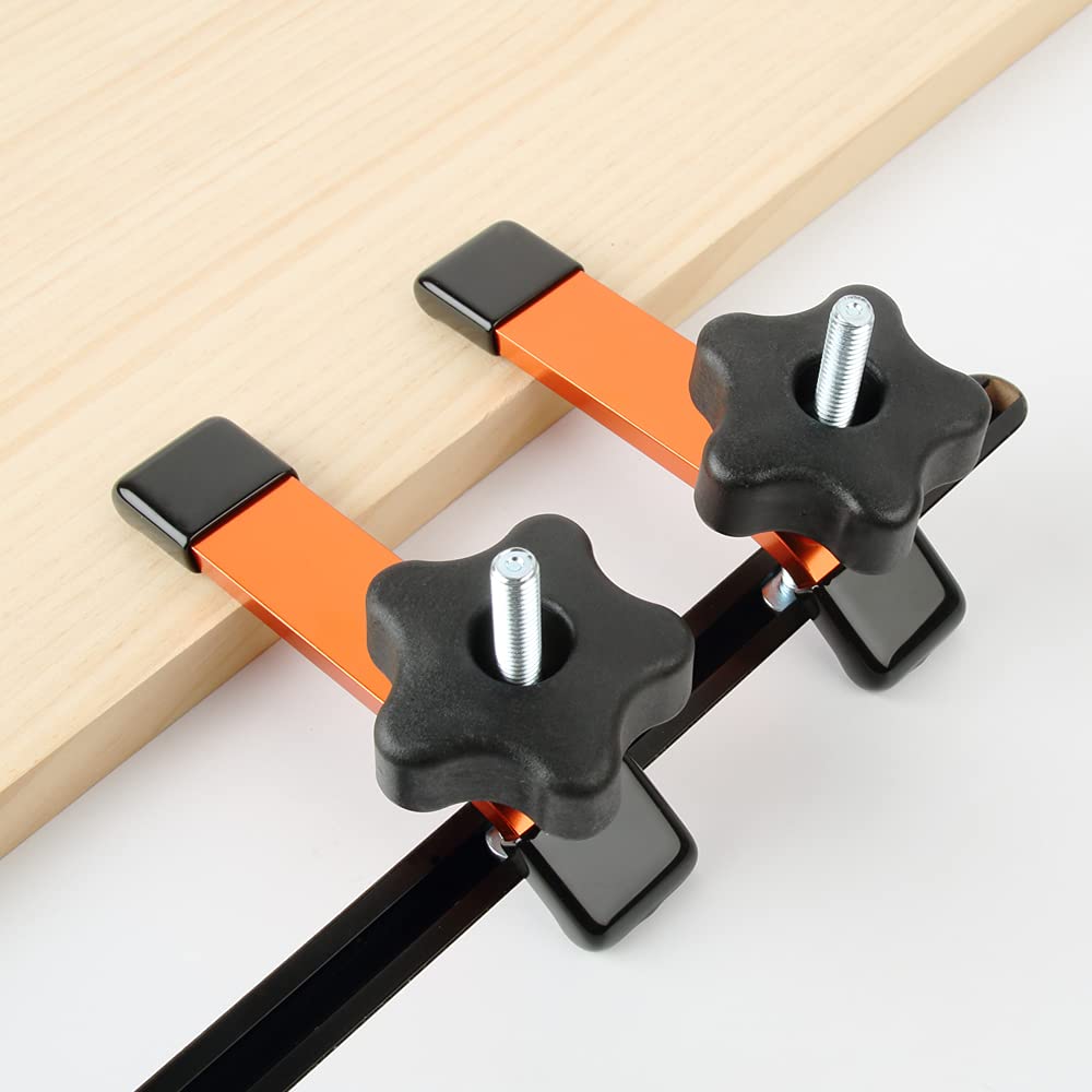 O'SKOOL 2 Pack Hold Down Clamps Kit, 5-1/2β L x 1-1/8β Width T-Track CNC Router Clamp