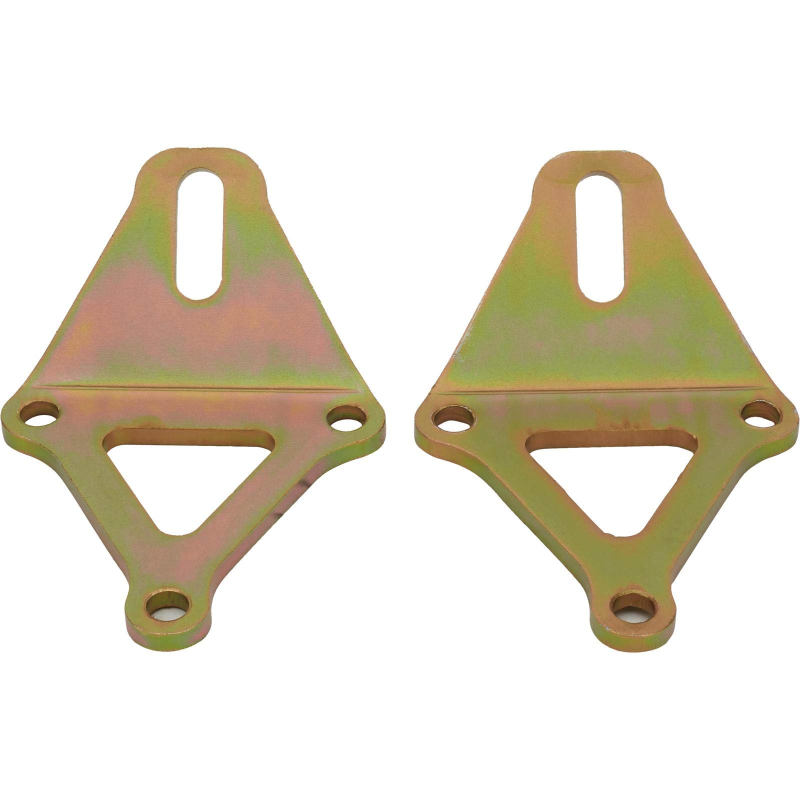 Universal Bolt on Motor Mounts for SBC/BBC and Bolt Kit, Constructed from Thick Steel Plate, Bolts Feature Zinc Coating and Solid Steel, 3/8”-16 Thread