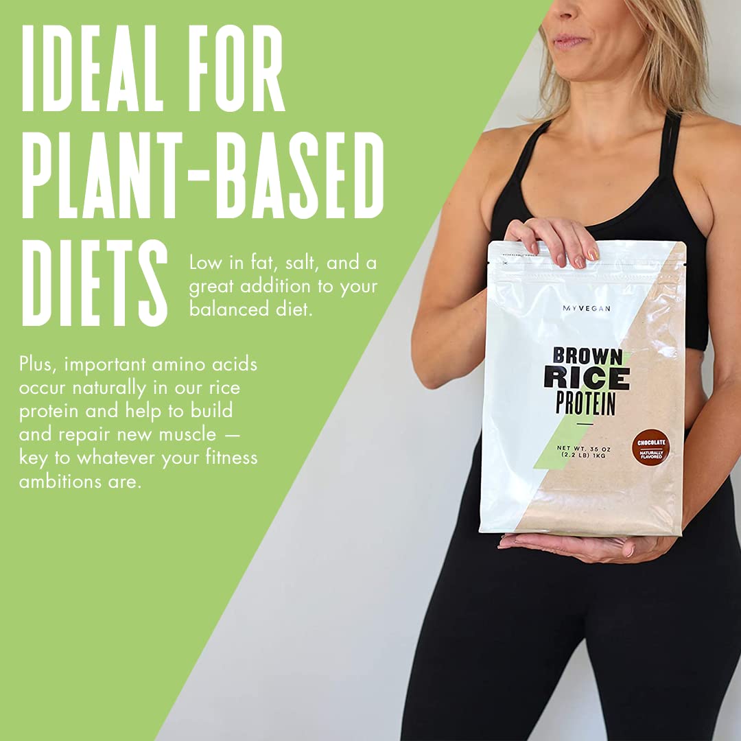 Myprotein® MYVEGAN Brown Rice Protein Powder, Chocolate Stevia, 2.2 Lb (33 Servings)