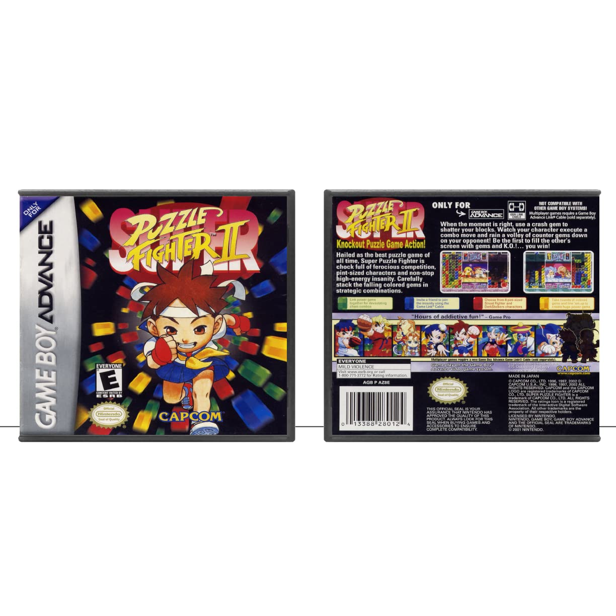 Super Puzzle Fighter II | (GBA) Game Boy Advance - Game Case Only - No Game