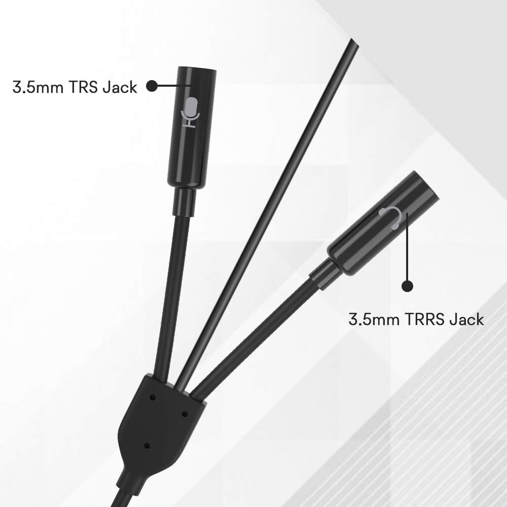 MAONO Lavalier Microphone for iPhone Android Smartphones, 2 Pack Professional Omnidirectional Condenser Clip on Lapel Mic for Recording, Interview, YouTube Video, Vlogging (AU-303)