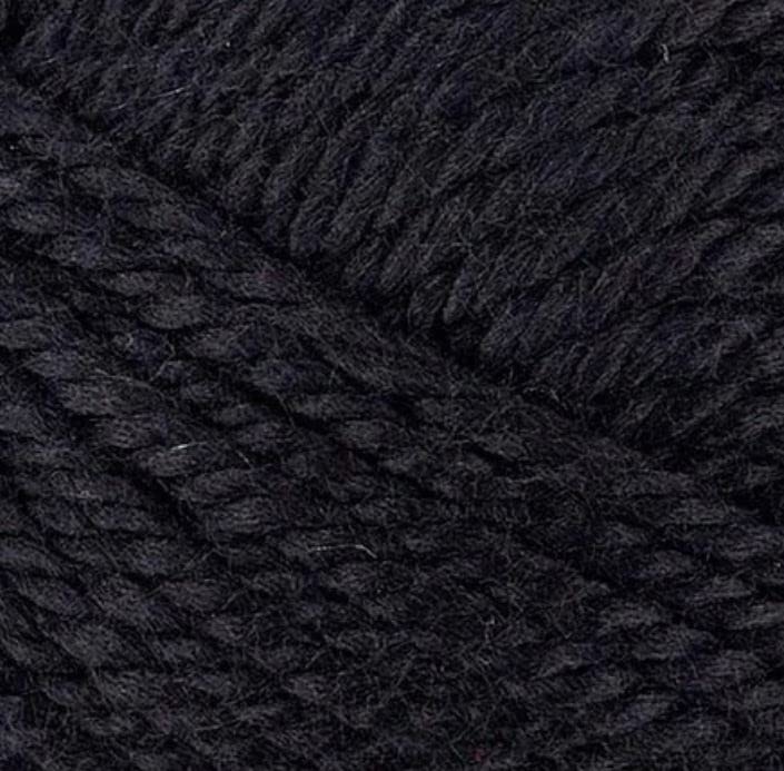 Red Heart Yarn Red Heart Soft Essentials Yarn - Black - Bulky Weight 5 - 3 Pack Bundle with Bella's Crafts Stitch Markers