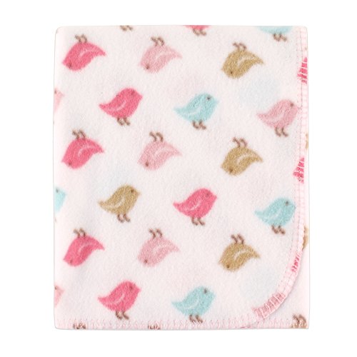 Luvable Friends Unisex Baby Coral Fleece Blanket, Birdie, One Size