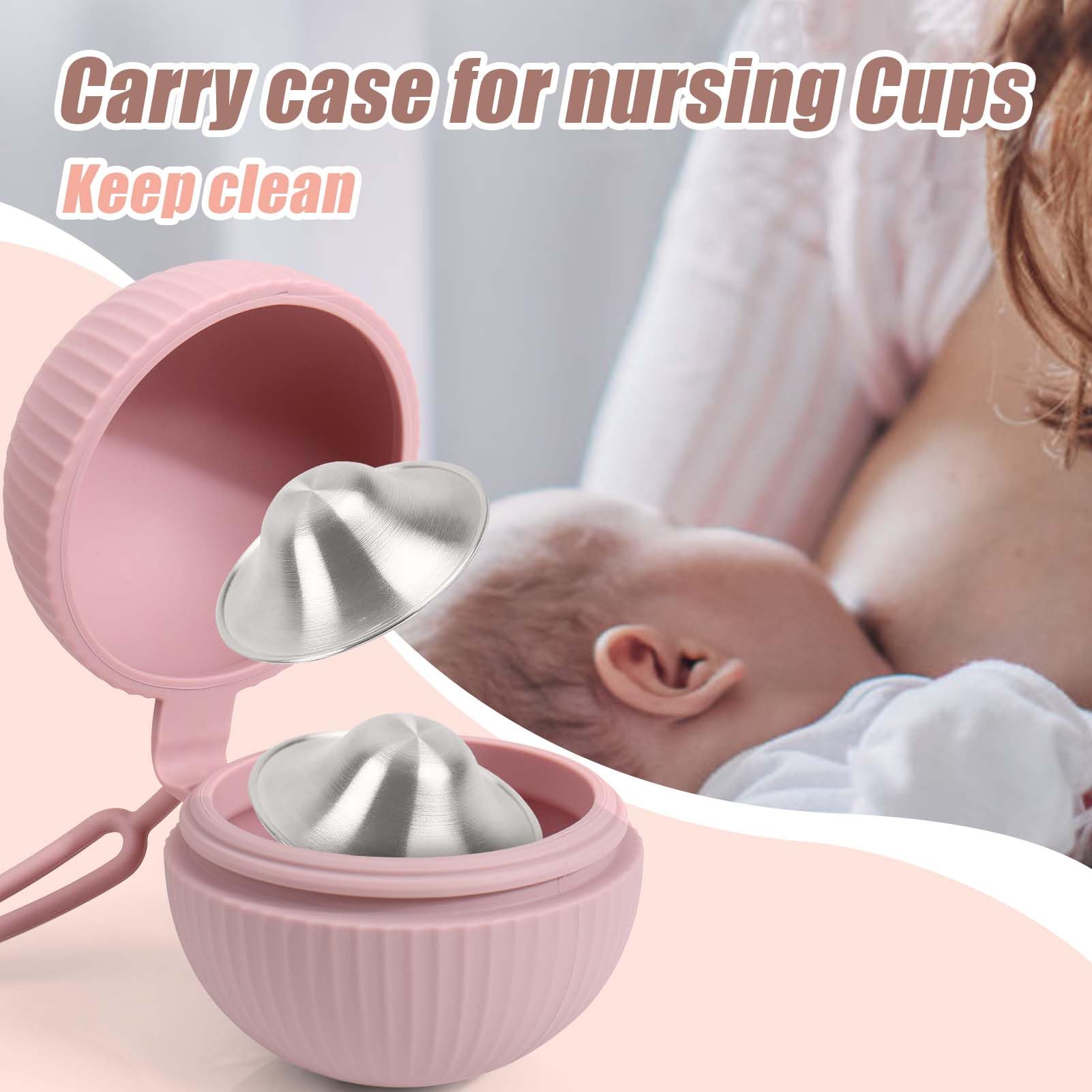 Nipples Silicone Holder for Silver Nursing Cups, All-Round Silver Nursing Cups Protector for Nipple Shields for Nursing Newborn
