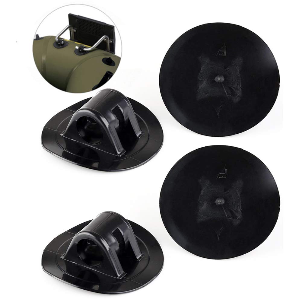 PURATEN Kayak Engine Bracket, 4pcs Motor Stand Holder for Boat Fishing Canoe Inflatable Boat Engine Mount Grommet
