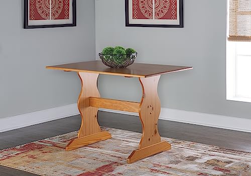 Linon Chelsea Kitchen Nook Table,Brown